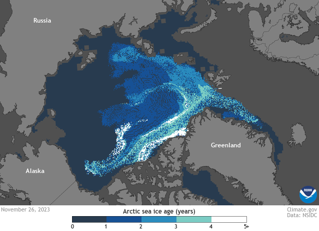 Arctic Sea Ice Age | NOAA Climate.gov