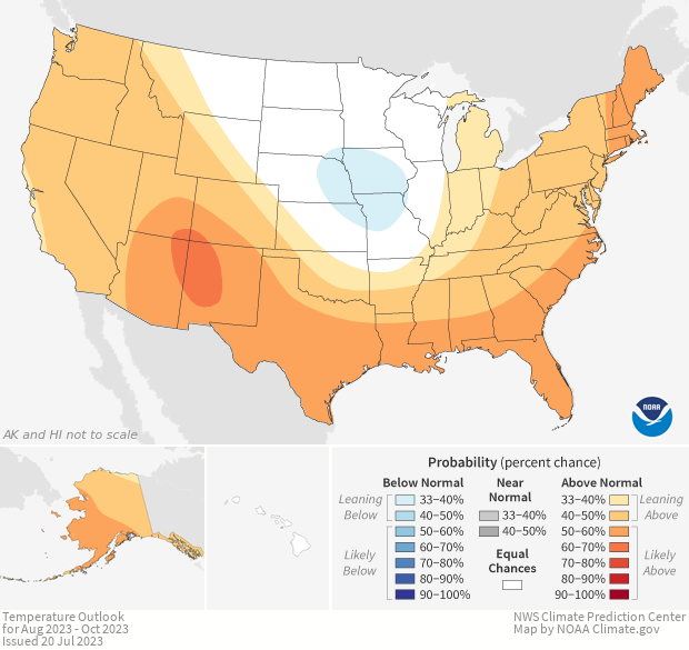 Temperature - Three-Month Outlook | NOAA Climate.gov