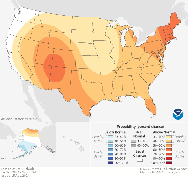 Temperature - Three-Month Outlook | NOAA Climate.gov