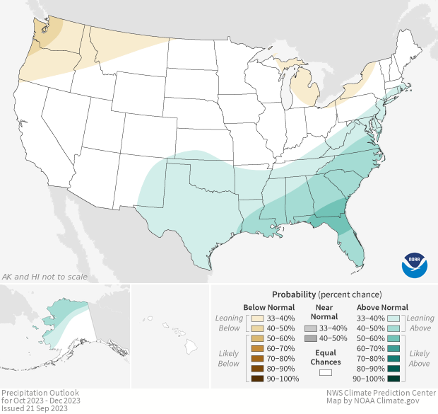 Precipitation - Three-Month Outlook | NOAA Climate.gov