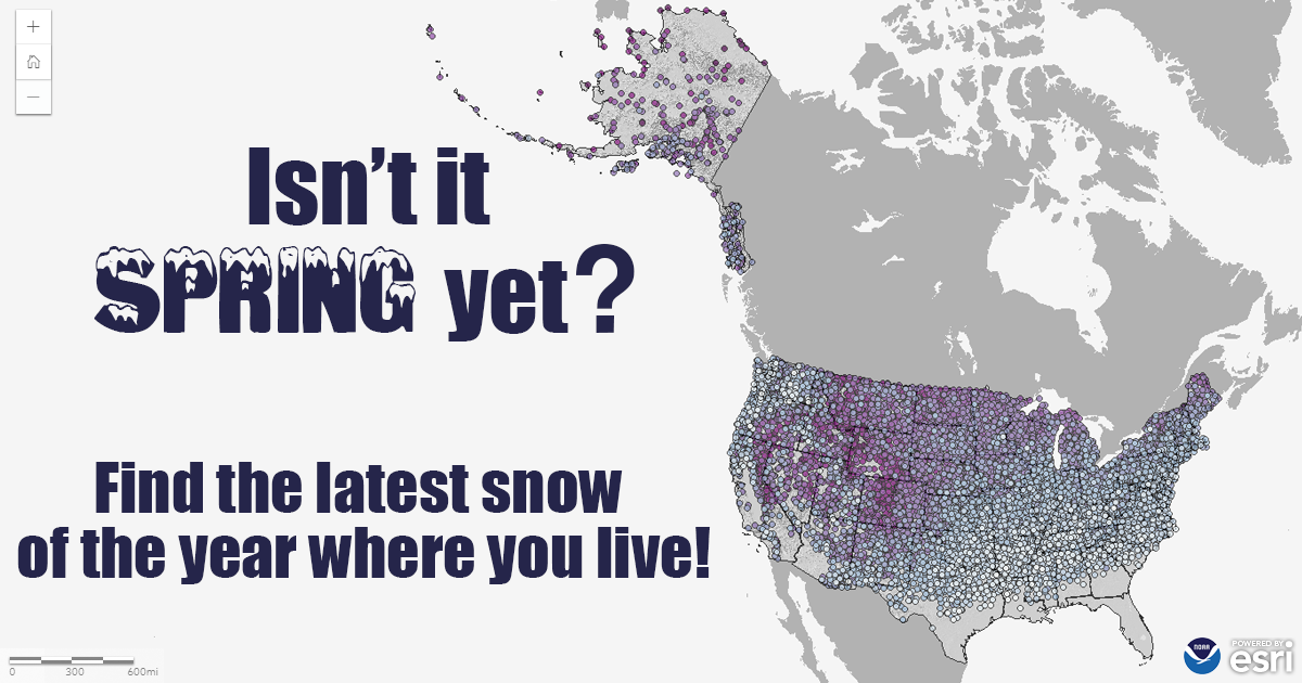 Interactive map: Latest snow on record for thousands of U.S. weather ...