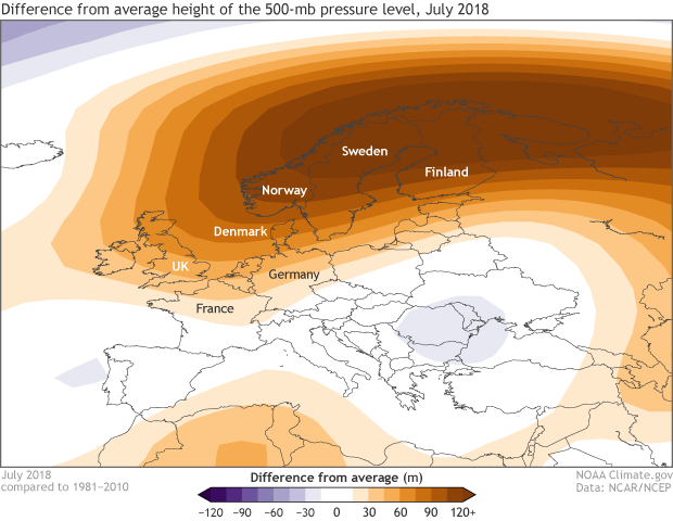 A hot, dry summer has led to drought in Europe in 2018 | NOAA Climate.gov