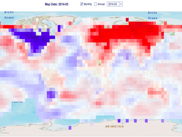 Global Temperature Anomalies - Map Viewer | NOAA Climate.gov
