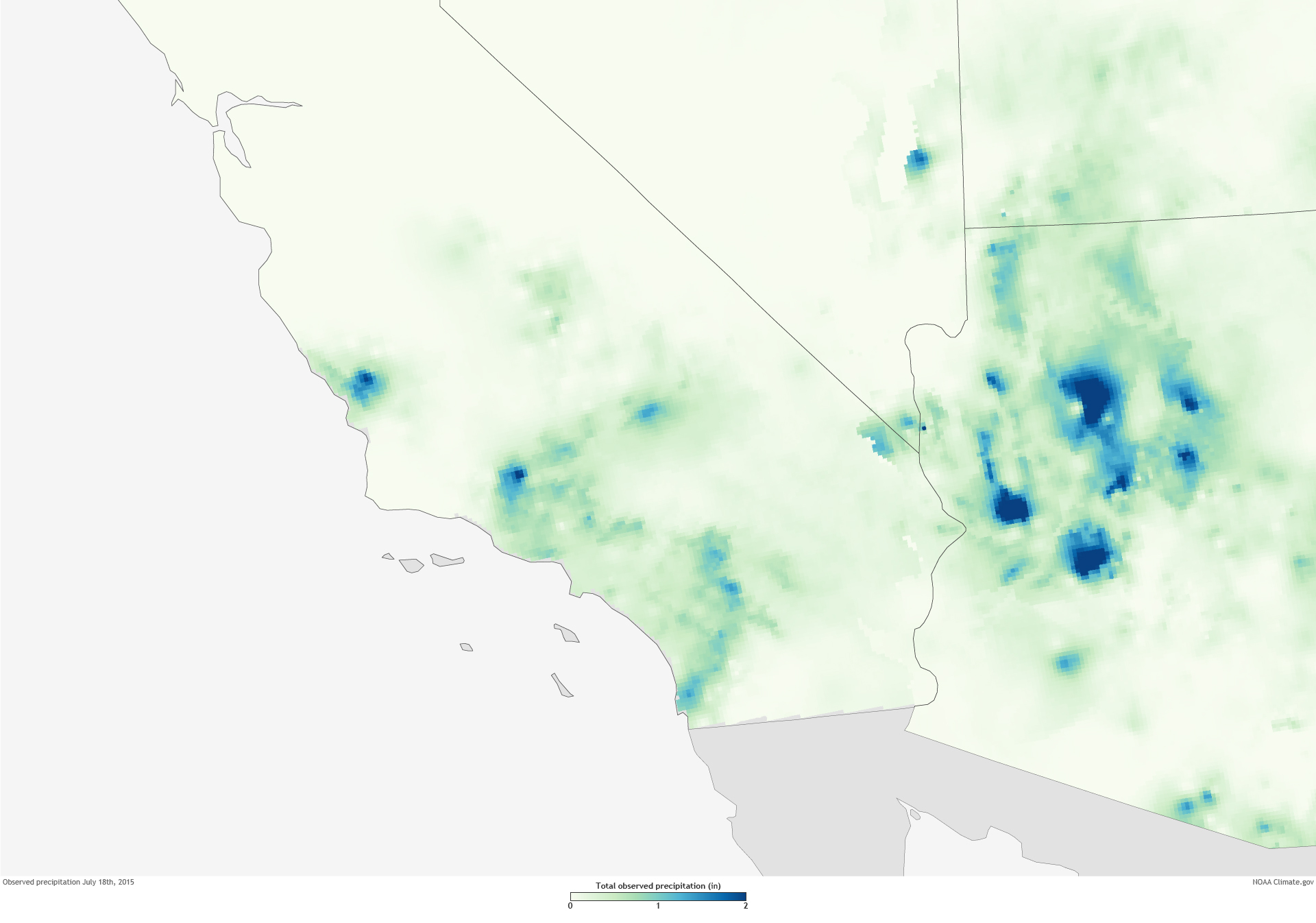 A wet several days for southern California | NOAA Climate.gov