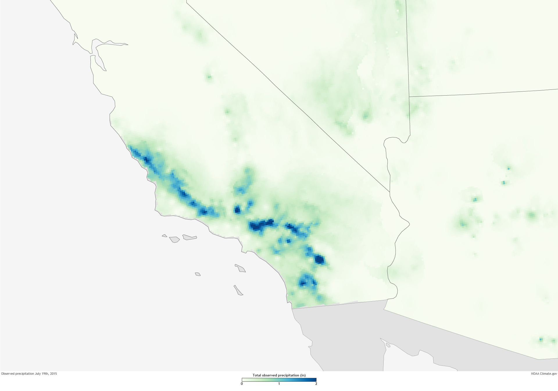 A wet several days for southern California | NOAA Climate.gov