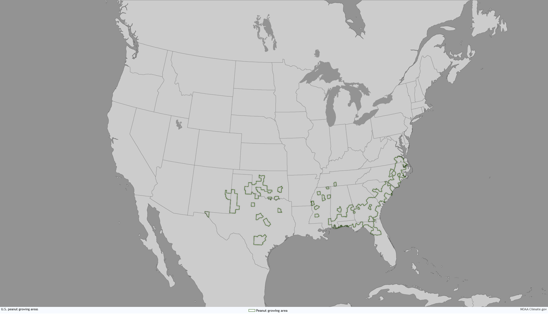 Climate & Peanut Butter | NOAA Climate.gov
