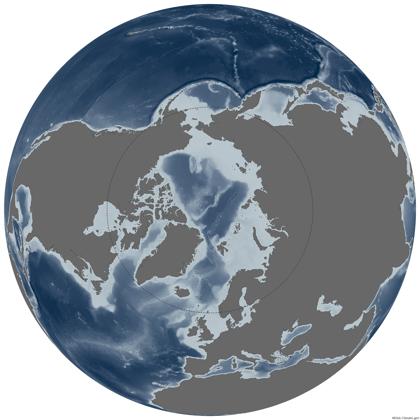 Arctic Circle Location On World Map