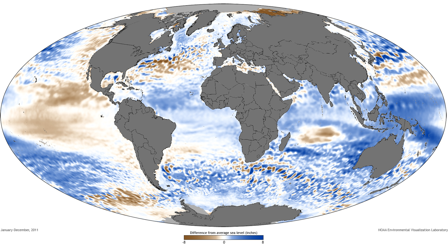 State Of The Climate 2011 Global Sea Level NOAA Climate gov State Of The Climate 2011 Global Sea Level NOAA Climate gov
