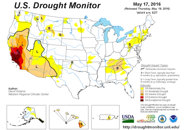 Weekly Drought Map | NOAA Climate.gov