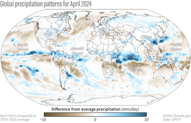 Global climate report for April 2024 | NOAA Climate.gov
