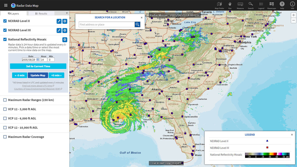 Radar Maps and Animations - Map Viewer | NOAA Climate.gov