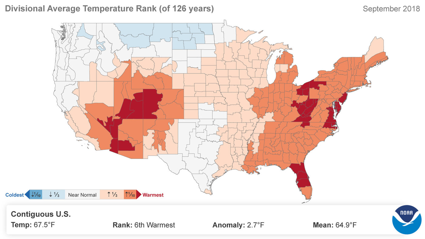 Monthly Climate Conditions - Interactive Map | NOAA Climate.gov